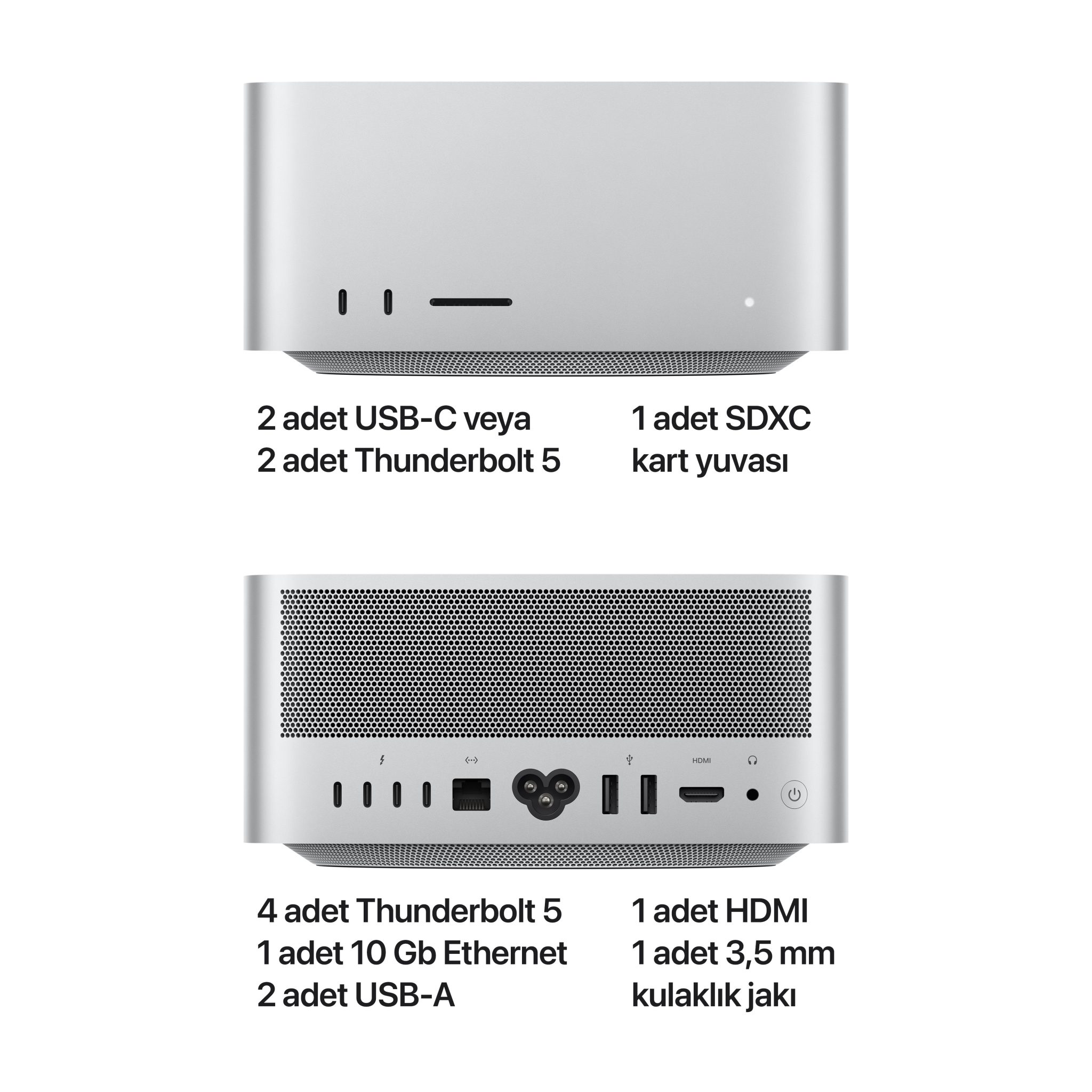 Mac Studio M3 Ultra 28CPU 60GPU 96GB 1TB SSD MU973TU/A - Apple - PT